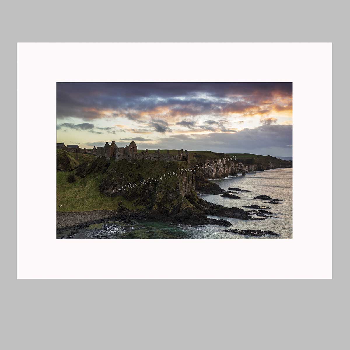 'Dunluce Cave' - Dunluce Castle – Laura McIlveen Photography